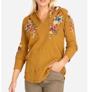 Johnny Was | Sweaters | Johnny Was Mustard Yellow Isla Hooded Thermal ...